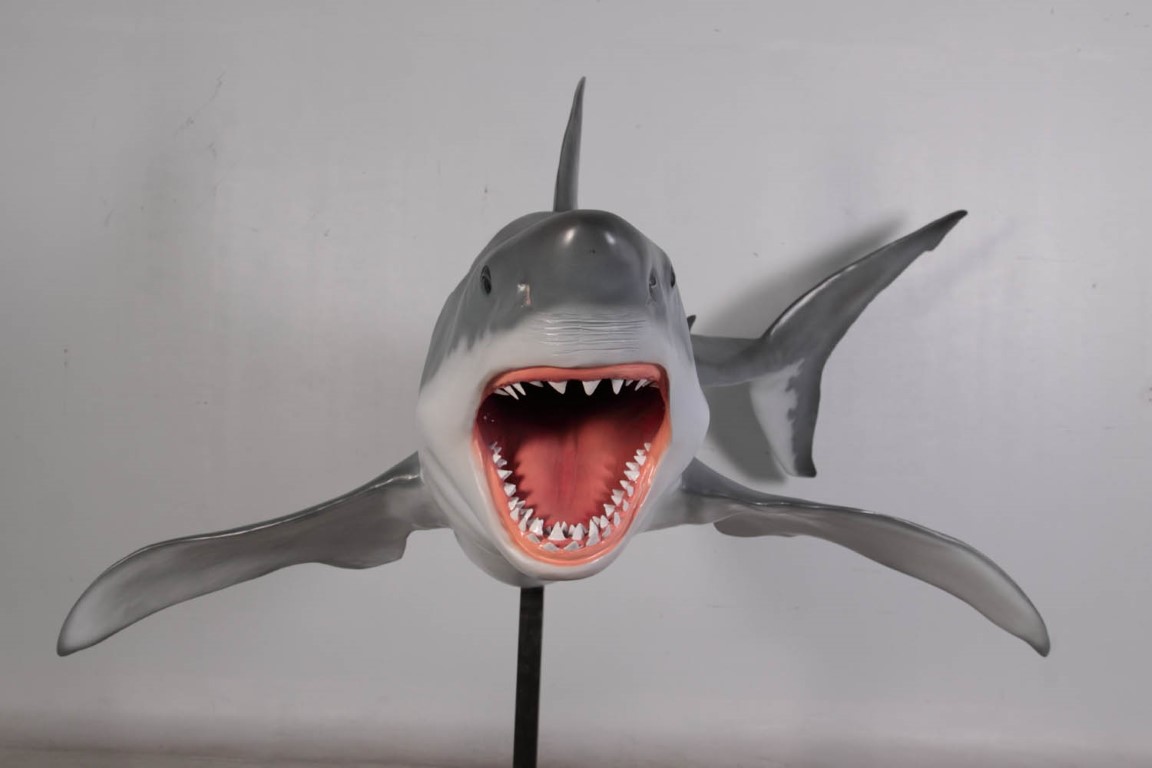 SHARK 12FT ON STAND JR 100072 – Lifesize-Models