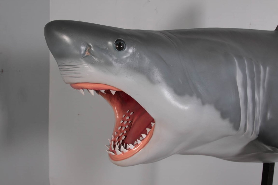 SHARK 12FT ON STAND JR 100072 – Lifesize-Models